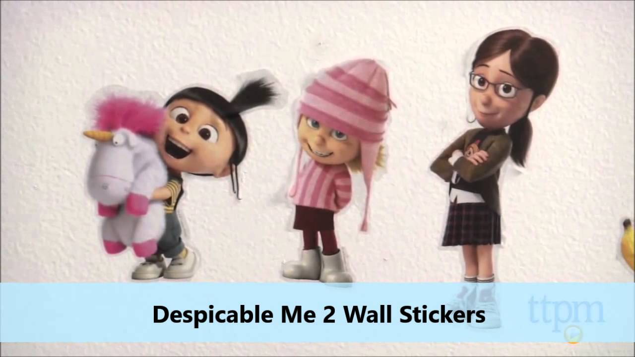 Despicable Me 2 Wall Sticker Decals on eBay - YouTube
