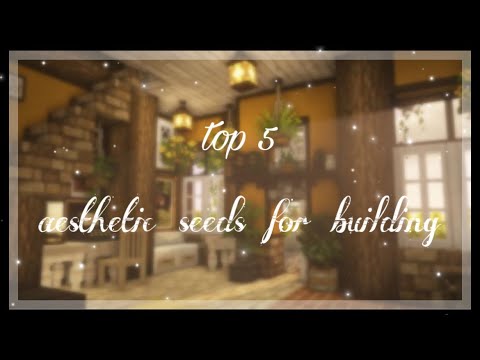 Top 5 aesthetic seeds for building | minecraft bedrock (1.17) - YouTube