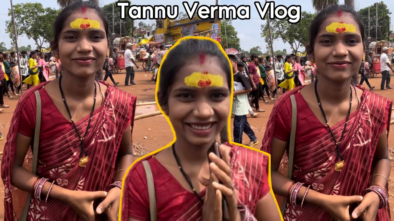 पंडाल में कौन मिल गया 🔥tannu verma vlog cgvlog - YouTube