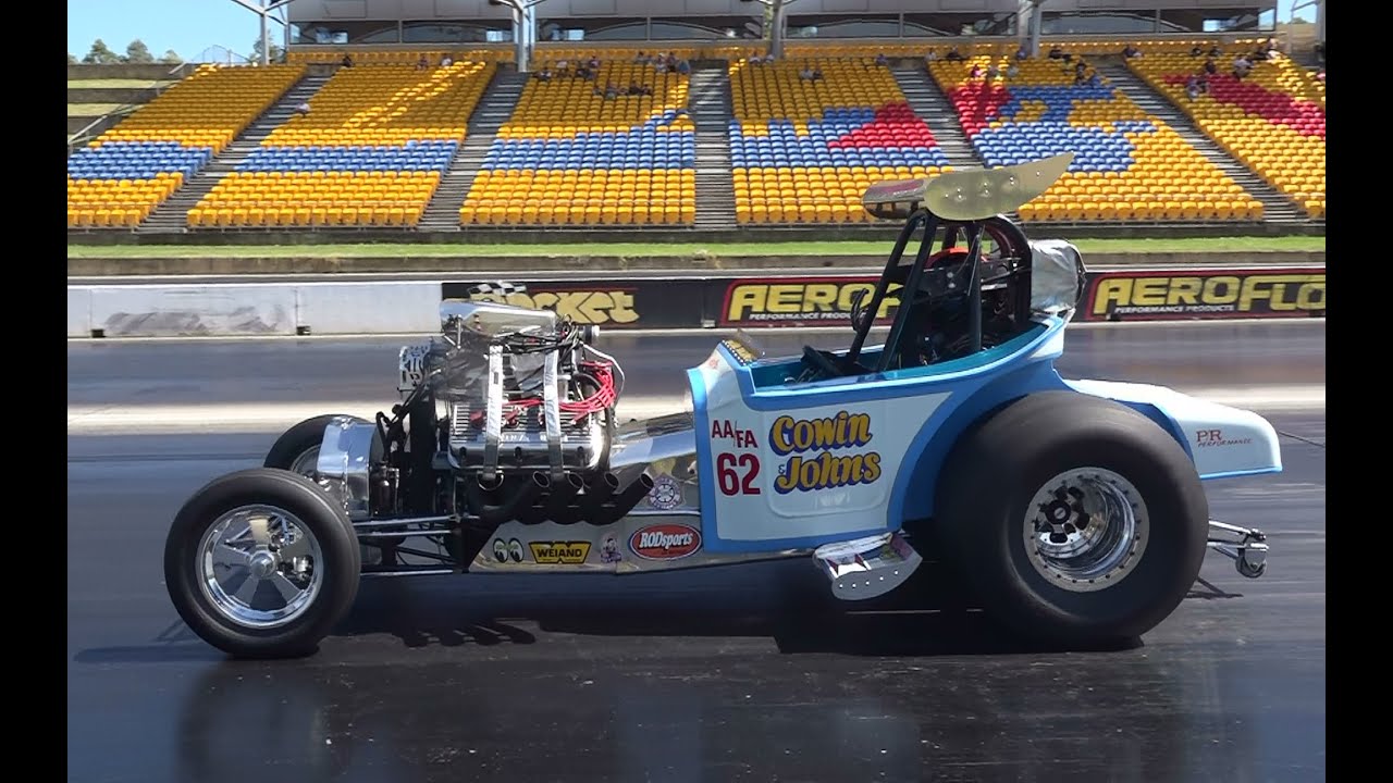 PSYCHO III AA/FA SUPERCHARGED V8 DRAGSTER 6.90 @ 201 MPH SYDNEY DRAGWAY ...