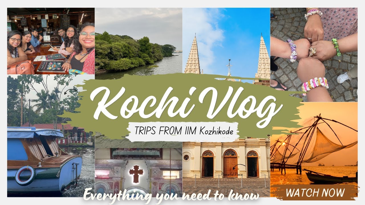 India's 1st Water Metro | Trip To Cochin | Life at IIM K| IIMK | MBA ...