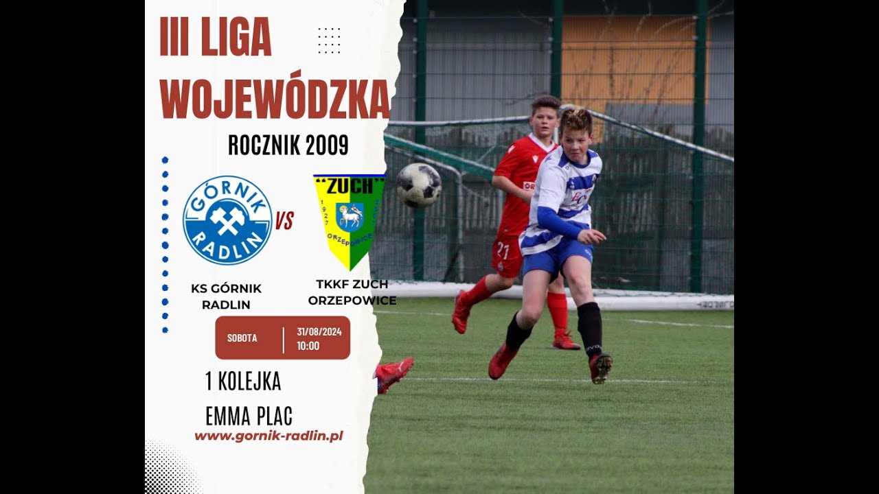 KS GÓRNIK RADLIN - TKKF ZUCH ORZEPOWICE|III Liga Wojewódzka|2009| - YouTube