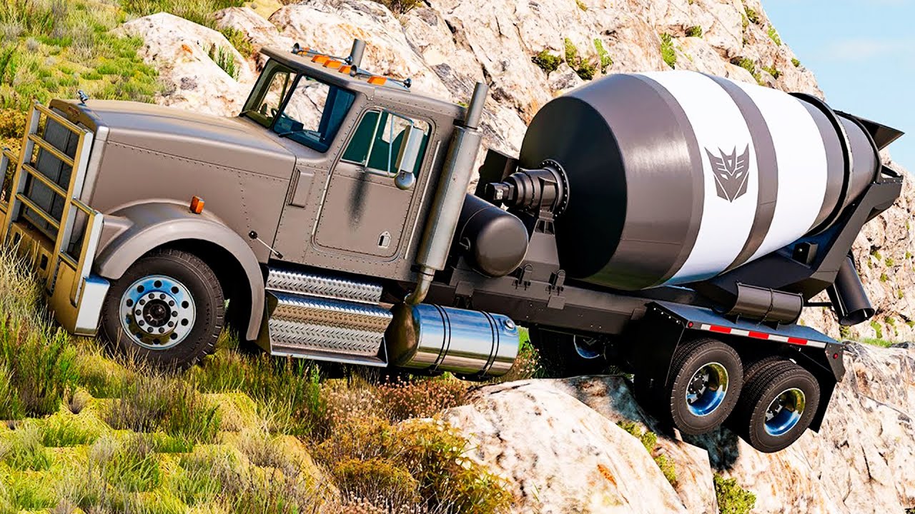 Epic Cliff Drops - BeamNG Drive #110 - YouTube