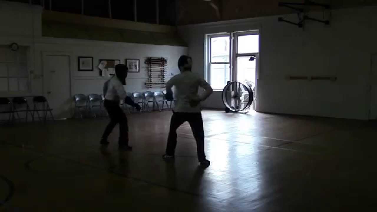 Charlie Dobbs and Patrick Capstick sabre bout at Trovare Di Spada in St ...