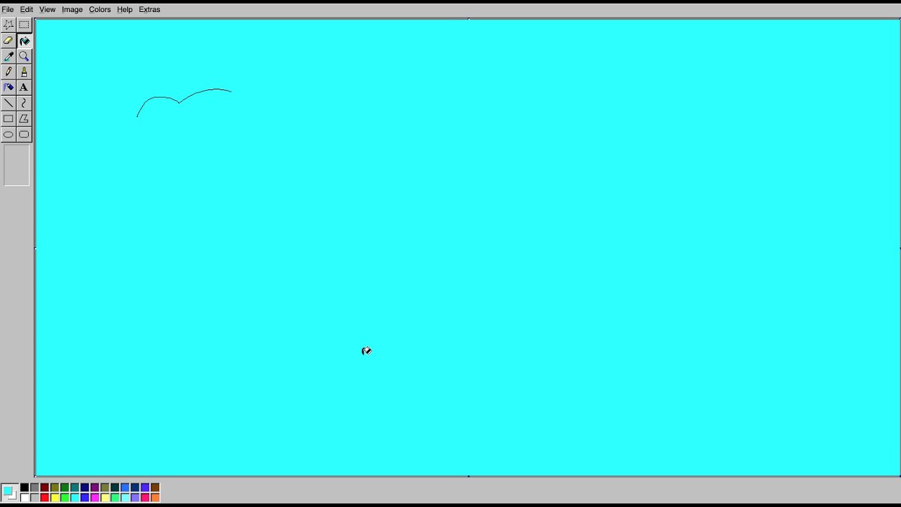 MS Paint Tips: Bird in Sky - YouTube