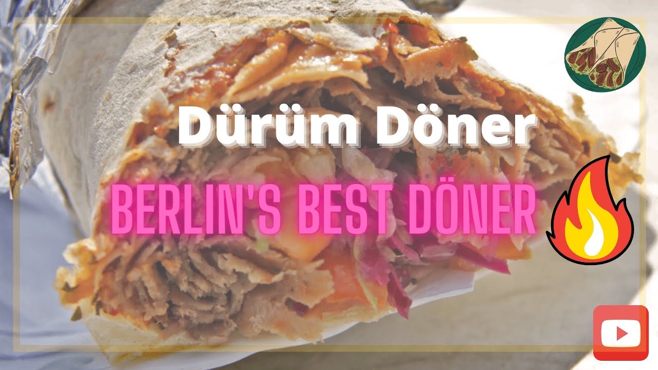 Best Dürüm Döner in Berlin | Turkish Dürum | Berlin Kebab Wrap - YouTube