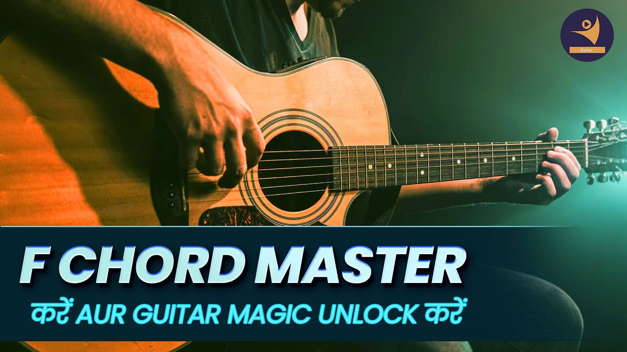 How to play the F major chord | Easy Guitar Chords Tutorial | Beginner ...