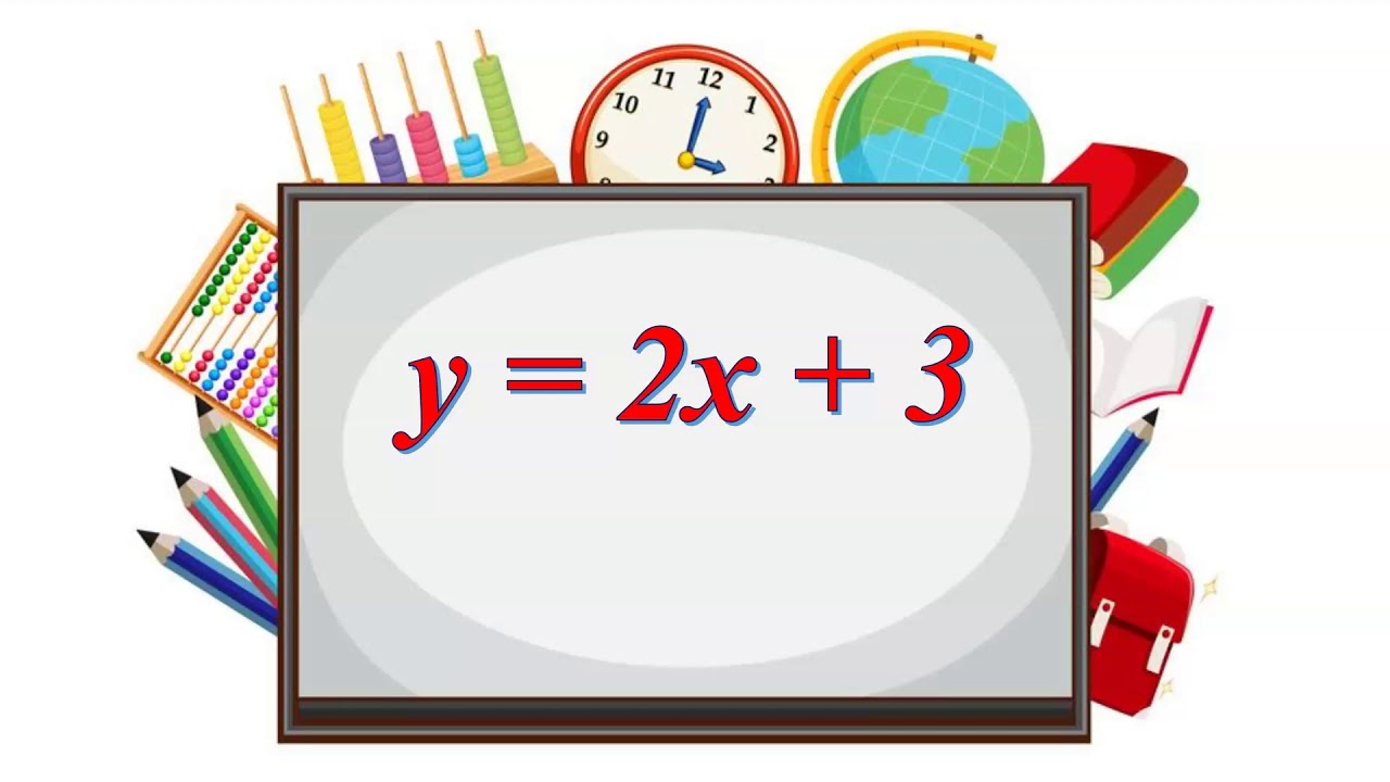 The Equation of a Straight Line, y = mx + c - YouTube