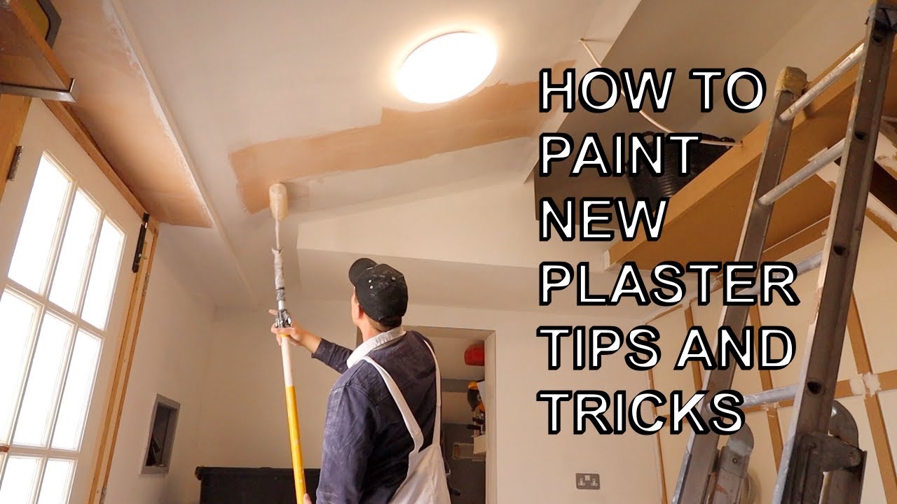 Beginners guide on how to paint over new plaster in 2025. - YouTube