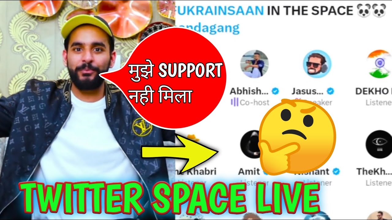Fukra Insaan Live On Twitter Space | Fukra Insaan Disappointed By ...