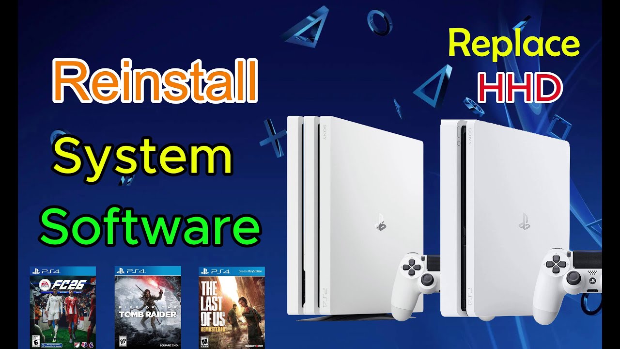 How to Re install PS4 System Software || How To Fix HDD 2025 - YouTube
