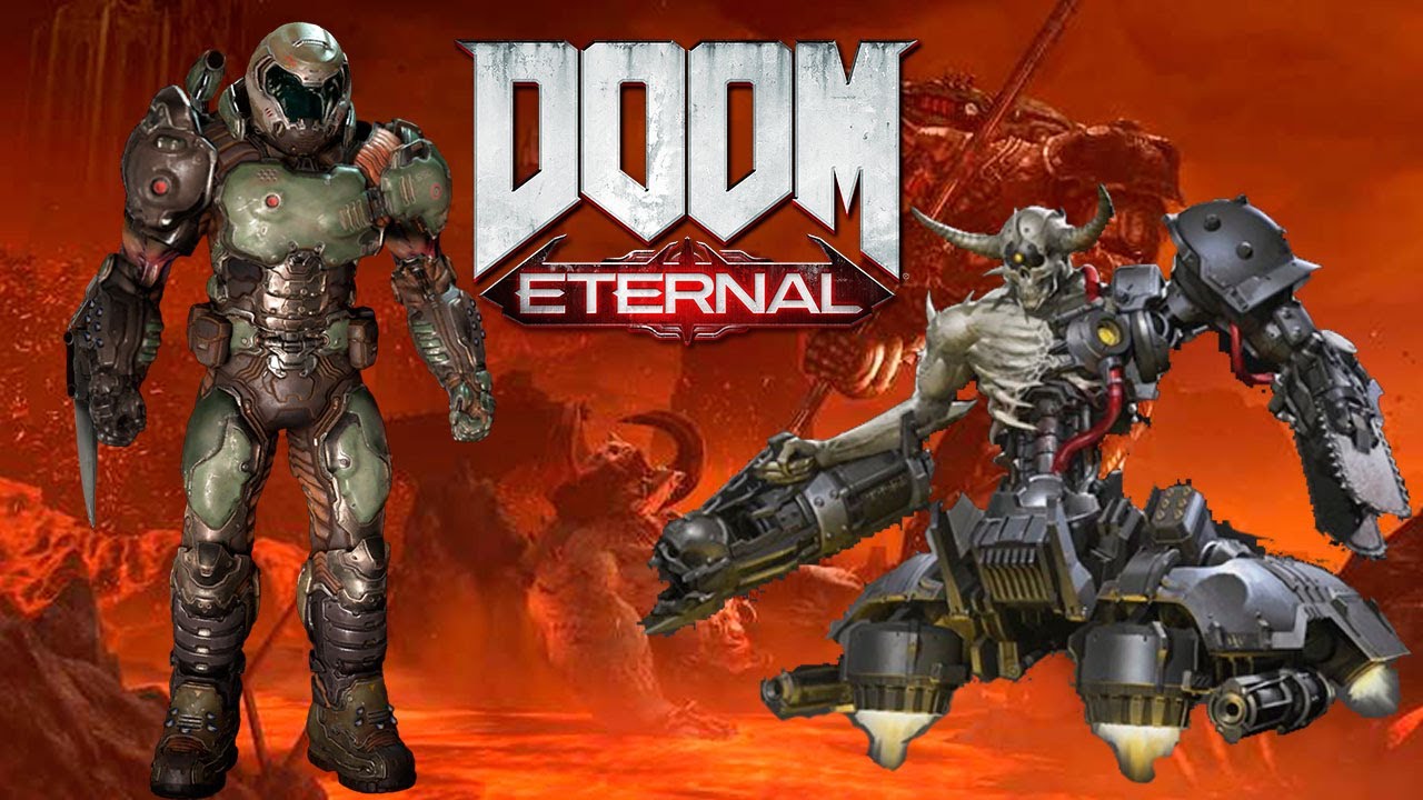 Doom Eternal - Slayer vs Doom Hunter First Battle - YouTube