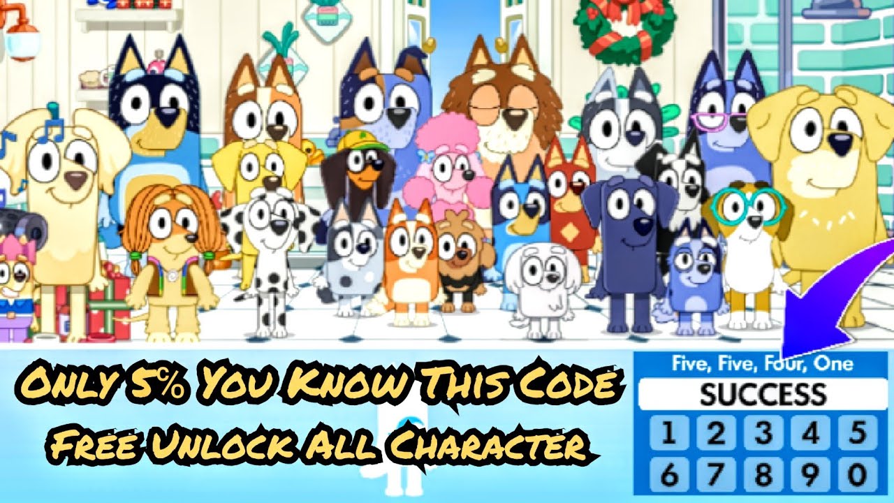 Bluey The Videogame Only 5℅ You Know This Code Free Unlock All ...
