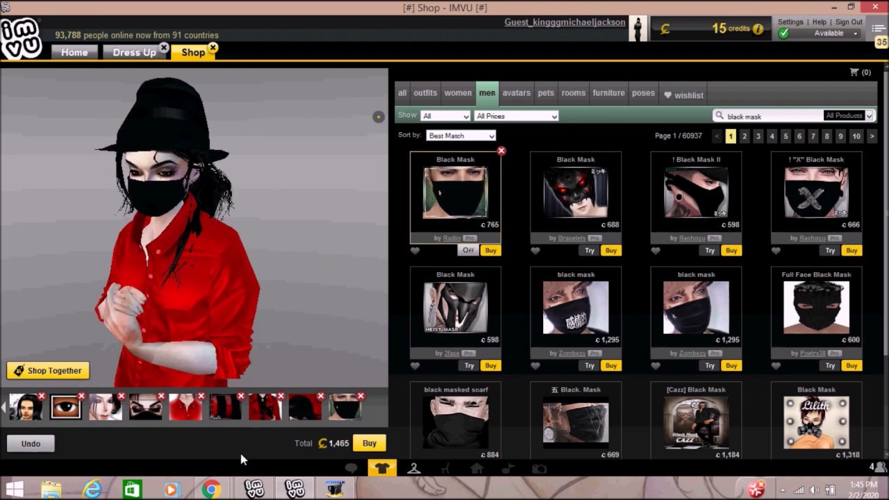 how to make a michael jackson avatar on imvu - YouTube