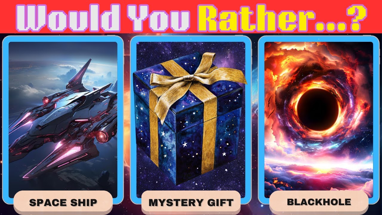 Would You Rather..? SPACE EDITION 🚀 🪐🛸 Quiz Complete - YouTube