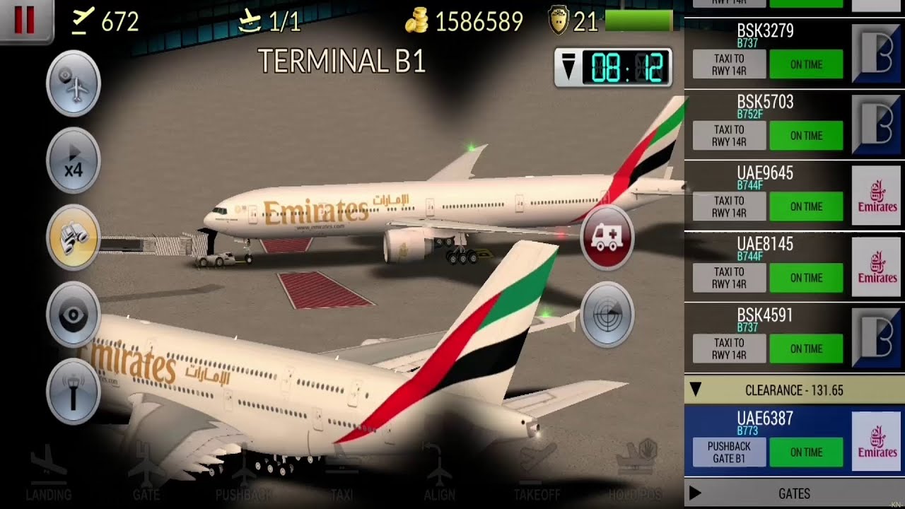 Unmatched Air Traffic Control - In honor of Emirates - YouTube