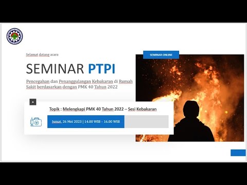 Seminar Online " Pencegahan dan penanggulangan kebakaran berdasarkan ...