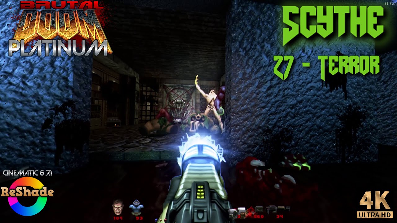 Brutal DOOM Platinum v3.1.1 - Scythe - 27 - Terror #Reshade - YouTube