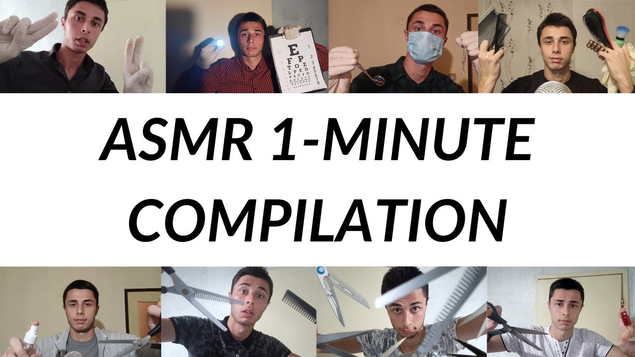 ASMR 1-MINUTE COMPILATION | 2020 EDITION - YouTube