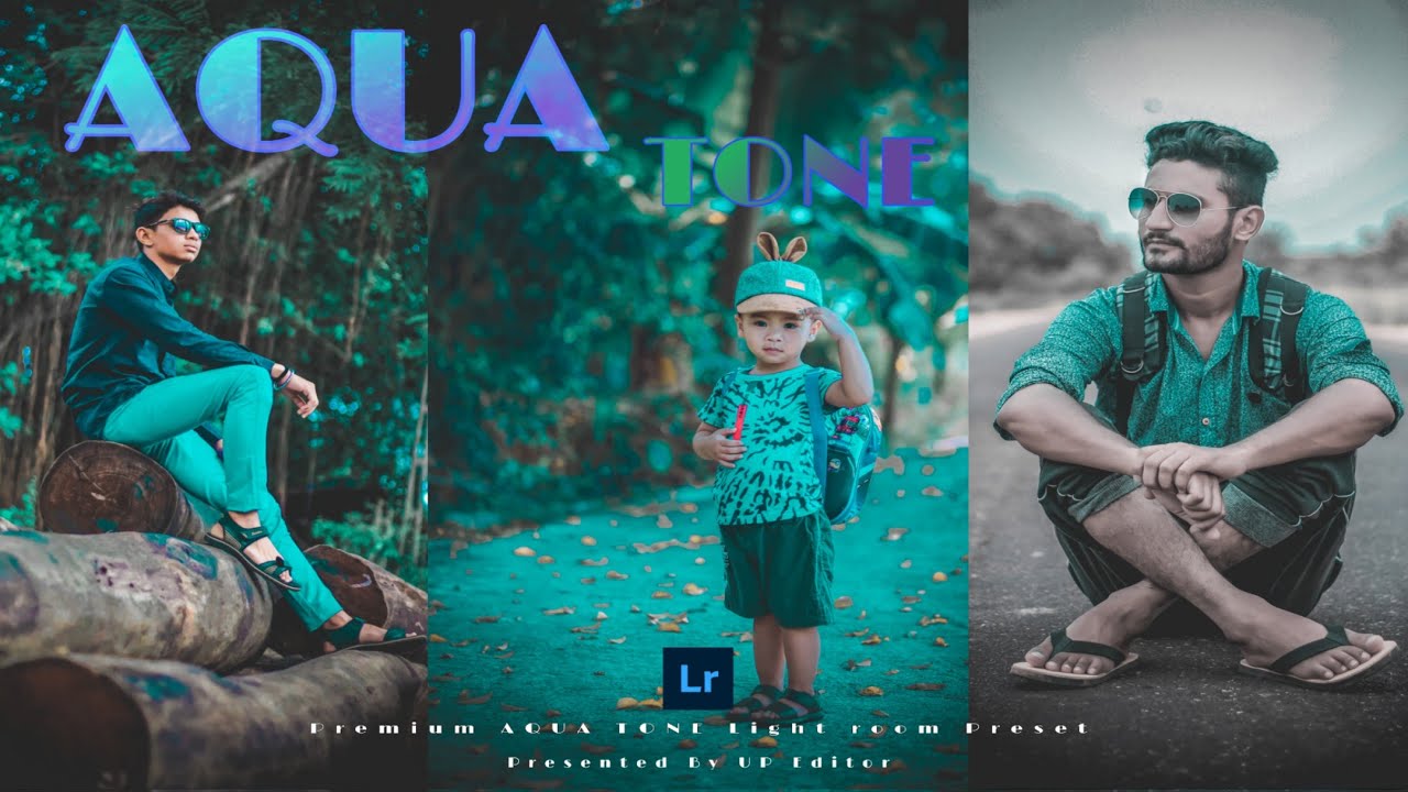 AQUA BLUE TONE COLOUR GRADING in Lightroom Photo Editing Tutorial Viral ...