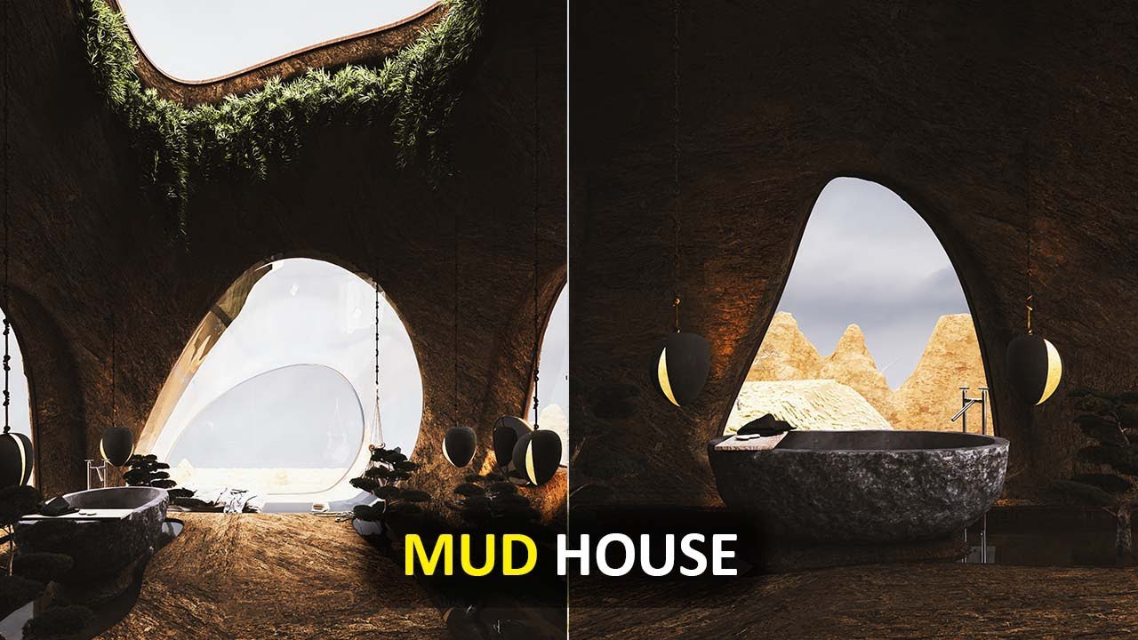 Mud house, architect: milad eshtiyaghi, location: Arizona California ...