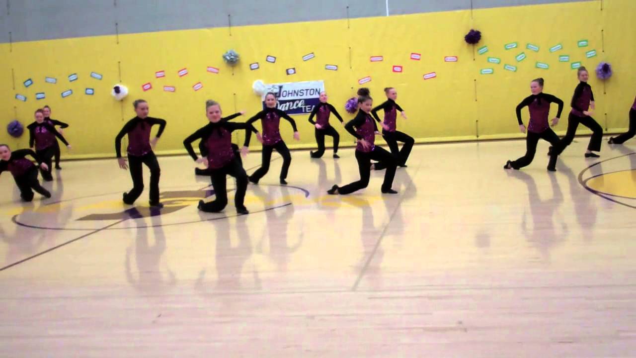 Johnston 8th Grade Dance Team- Kick - YouTube