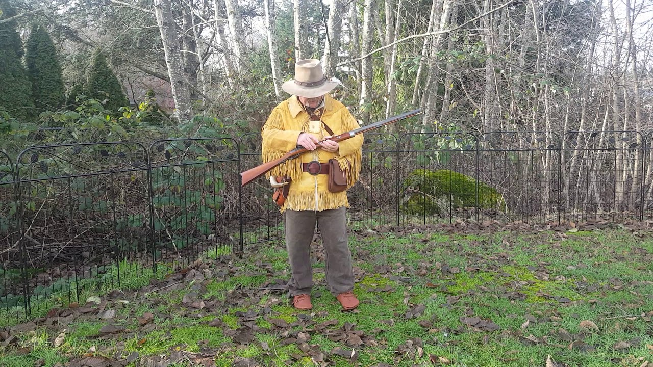 Mountain Man Bushcraft.....Old CVA Mountain Rifle - YouTube