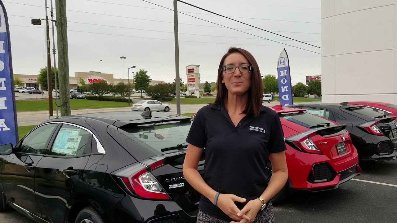 2018 Honda Civic Hatch for Mike from Erika Stephens at Tameron Honda ...