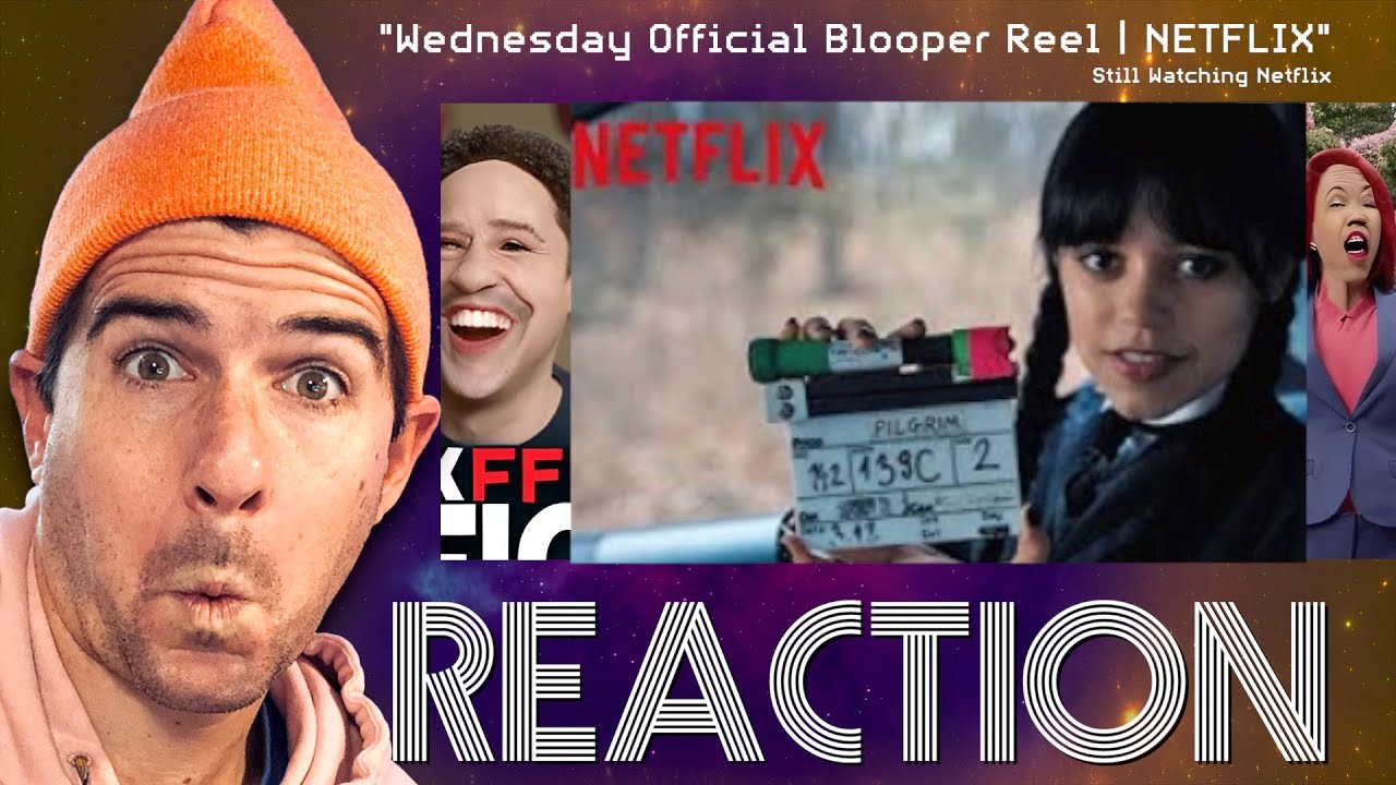 Wednesday Official Blooper Reel | Netflix REACTION - YouTube