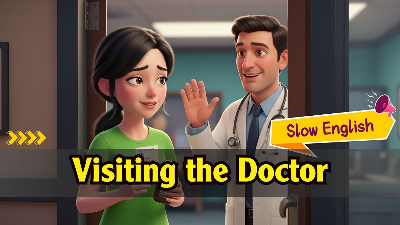 English Conversation Speaking Practice | Visiting the Doctor - YouTube