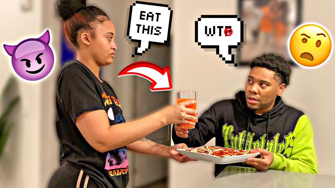 Serving My BF Food After An Argument To See How He Reacts! - YouTube