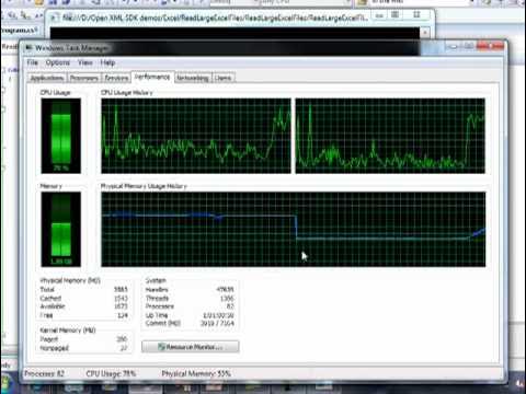 Reading Large Excel Files using the Open XML SDK - YouTube