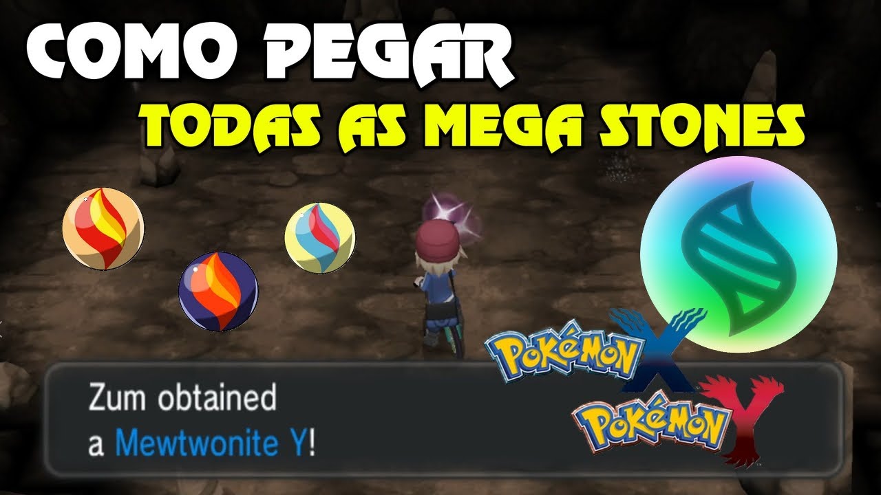 COMO PEGAR TODAS AS MEGA STONES NO POKEMON X Y | LOCALIZAÇÃO DE TODAS ...