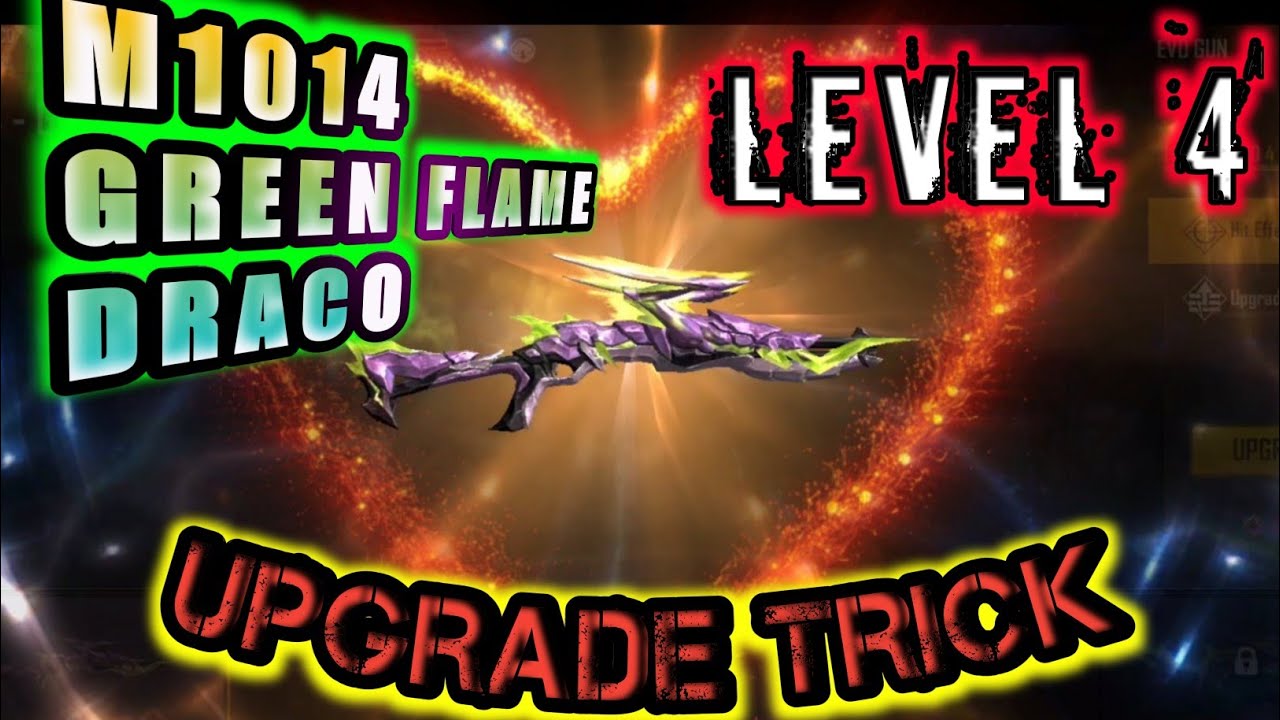M1014 green flame draco evo gun level up trick|Evo M1014 return in free ...