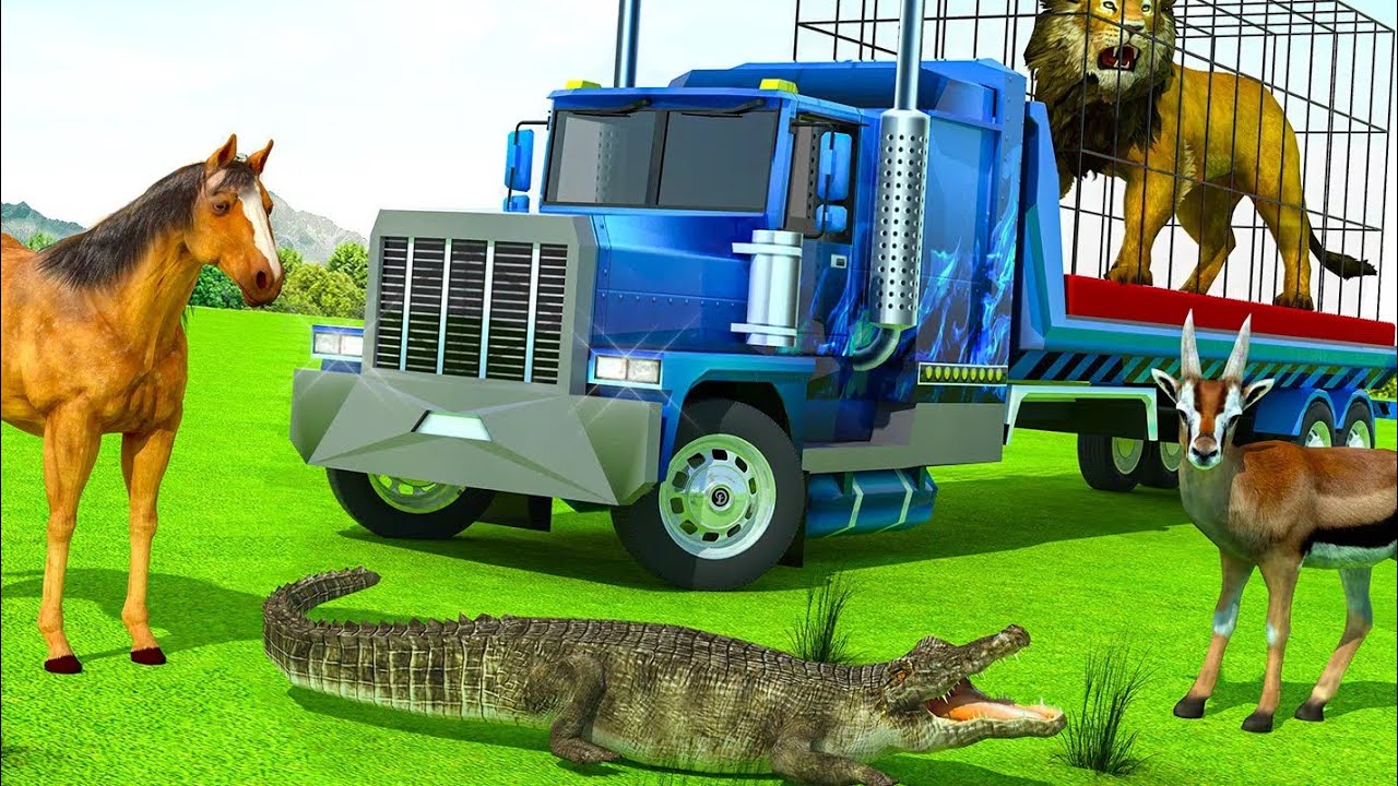 Wild Animals Transport Truck Drivers - YouTube