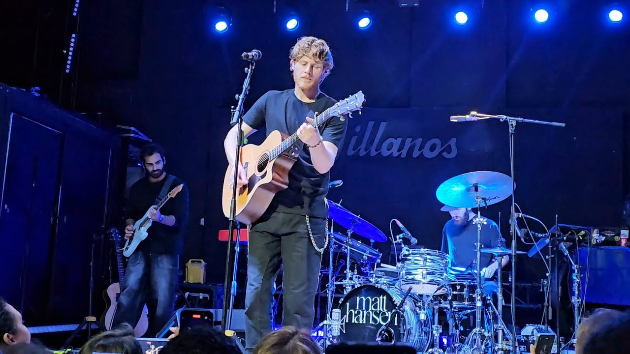 MATT HANSEN - First Time (Live in Madrid) 4K - YouTube