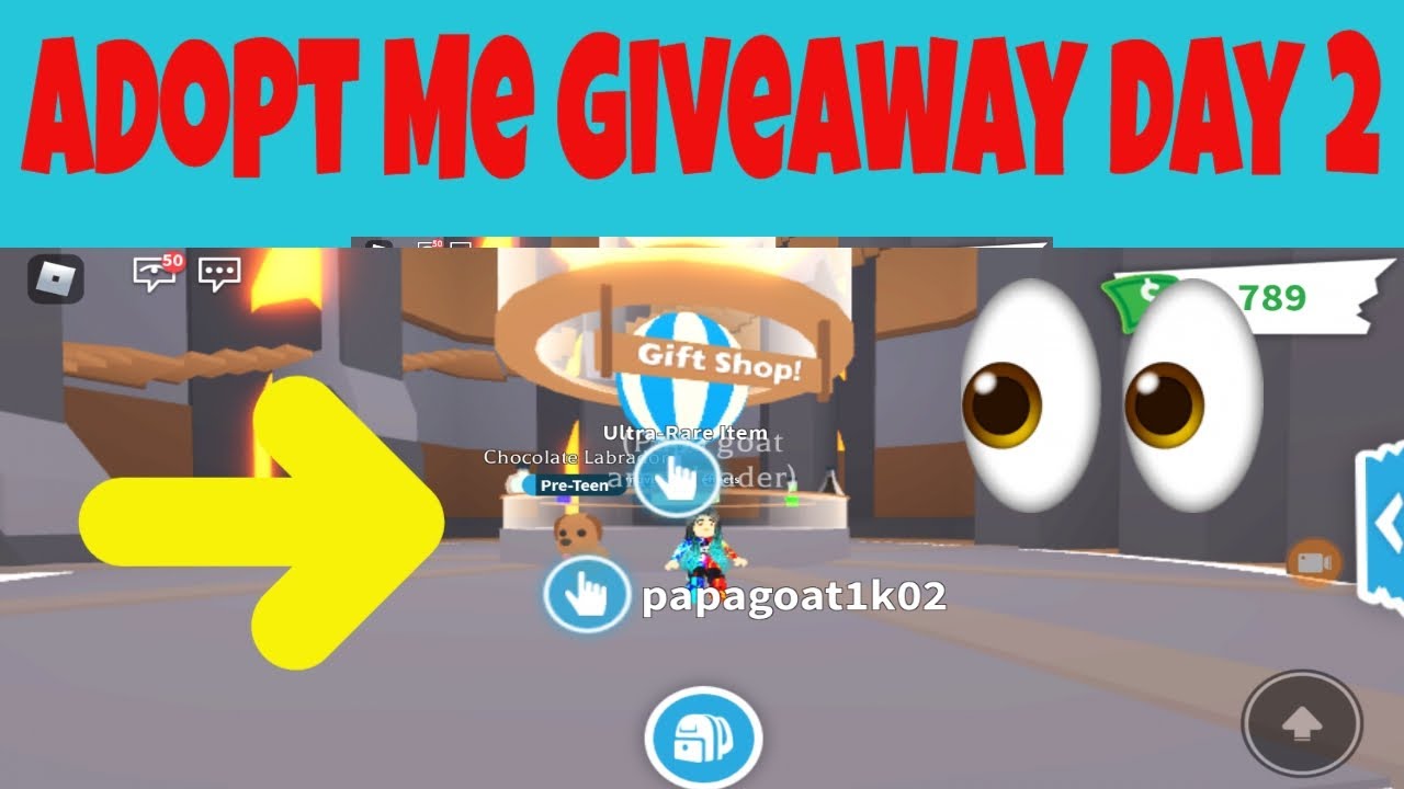 # Roblox Adopt me Giveaway Day 2 - YouTube