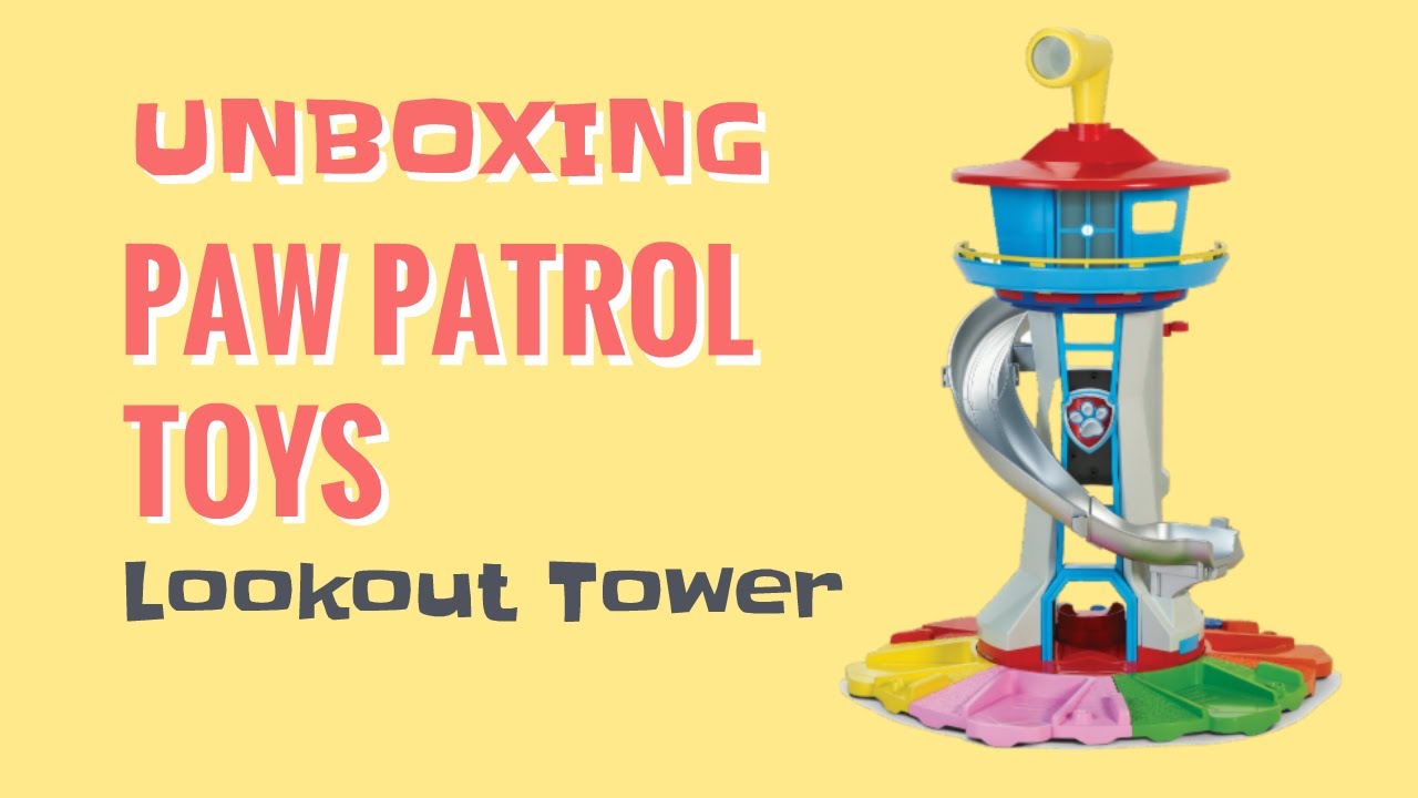 Unboxing Paw Patrol Toys. The biggest lookout tower! - YouTube