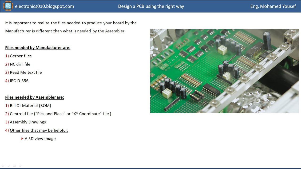 26- PCB Course | Design For Assembly - Assembly Files - Part 1| محمد ...
