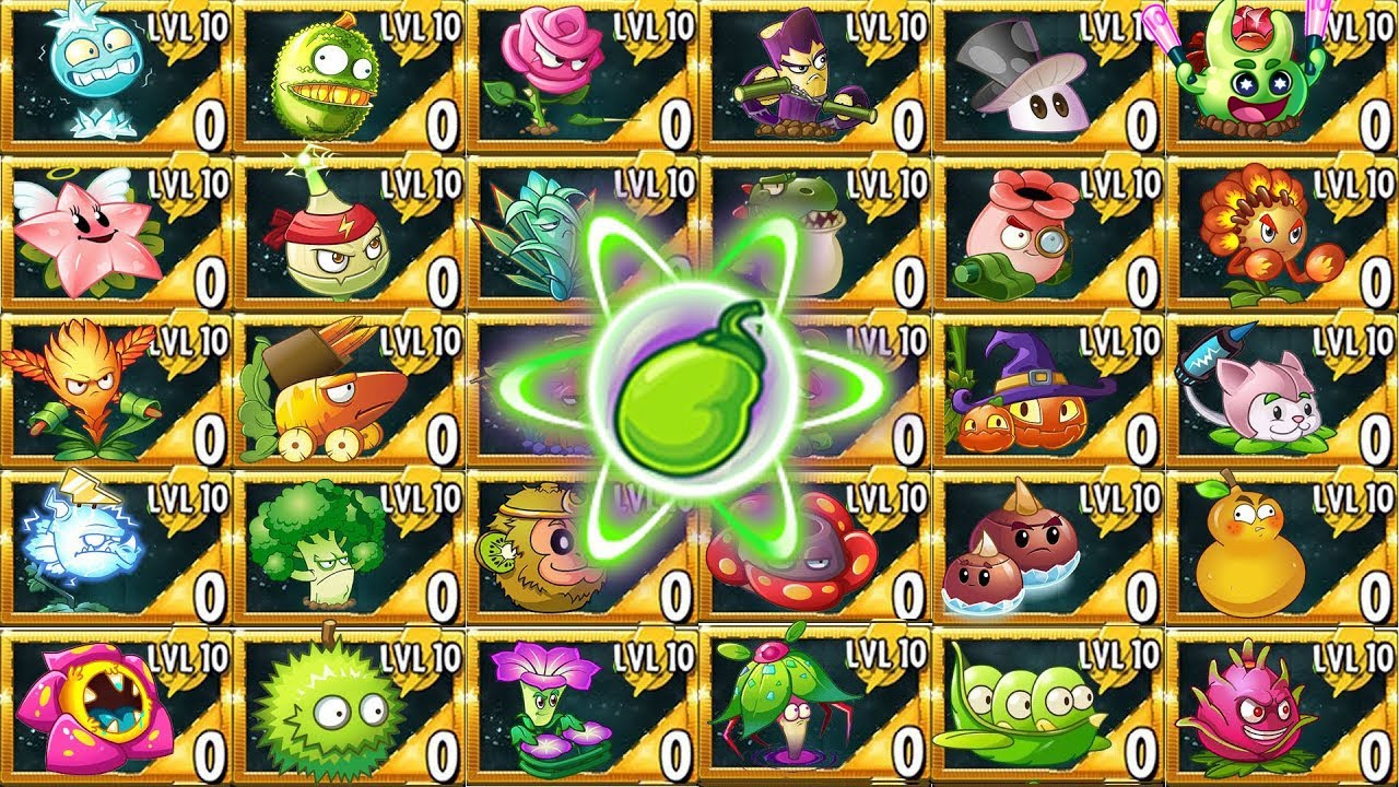 PvZ 2 Discovery - Every Plants Max Level in Chinese Version 1 POWER-UP ...