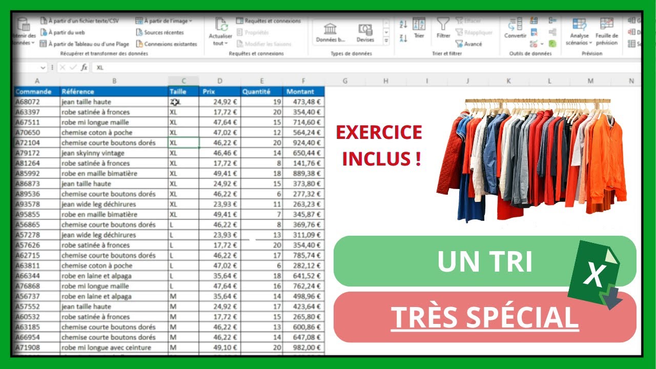 Tuto : ordre de TRI PERSONNALISÉ dans Excel - YouTube