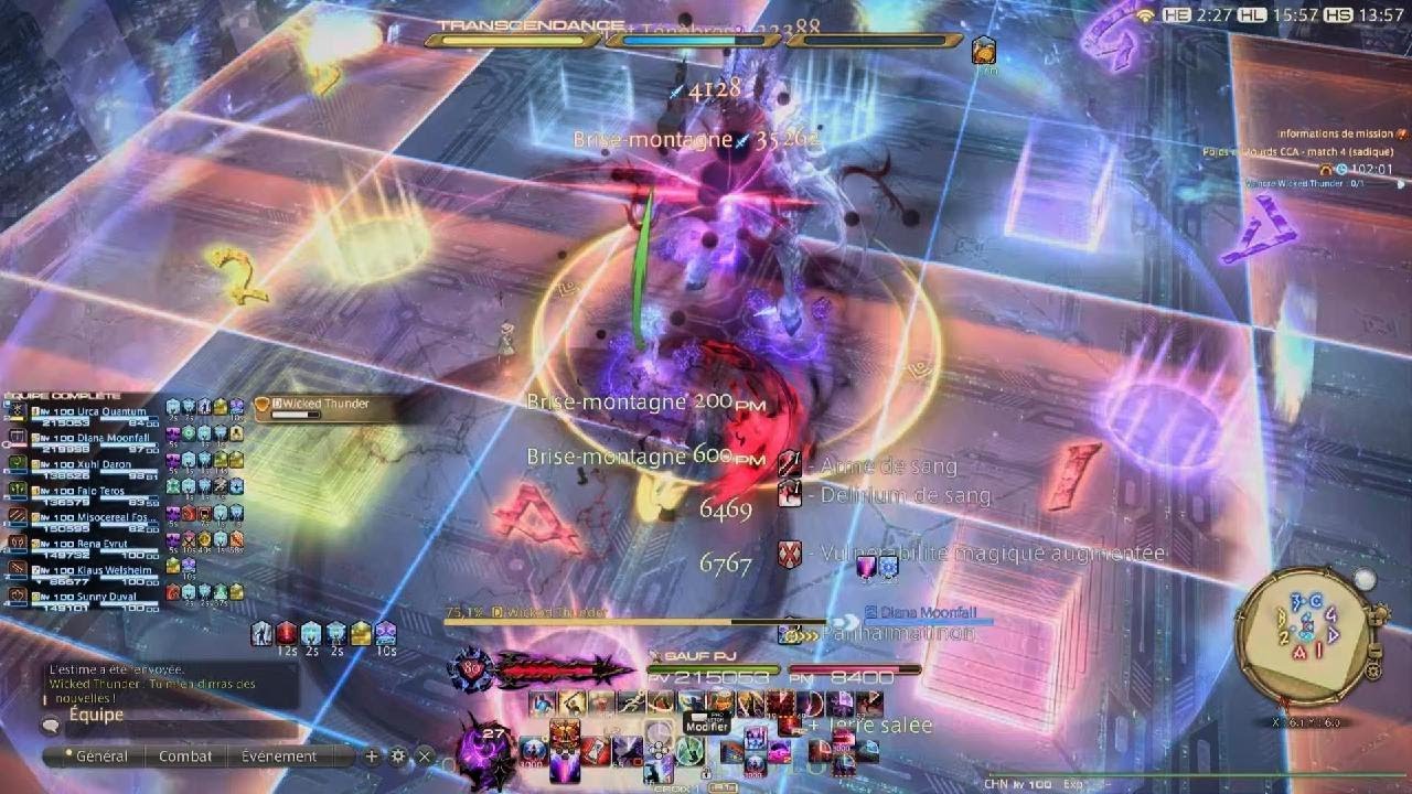 FFXIV M4s prog P2 raining swords Drk Ot pov - YouTube
