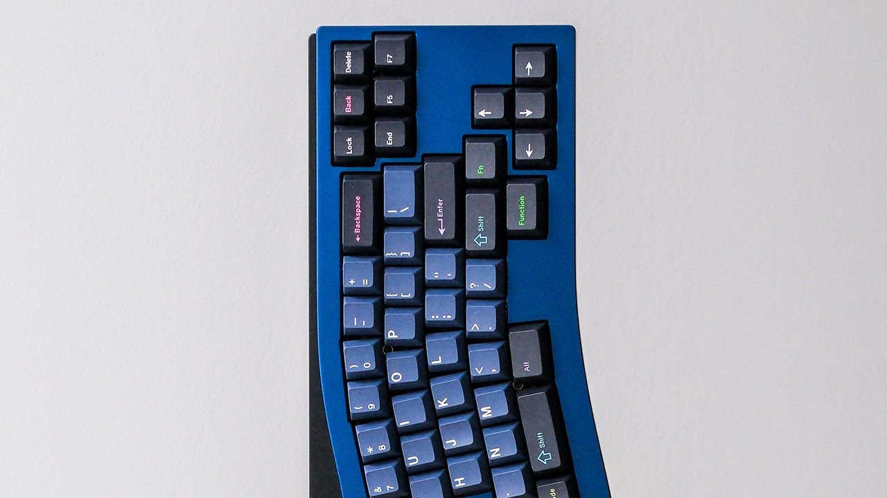 A Keyboard With Curves - YouTube