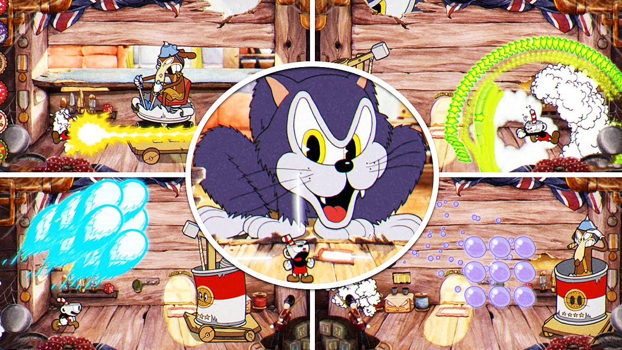 Cuphead - What If You Fight Werner Werman Boss with All Super EX ...