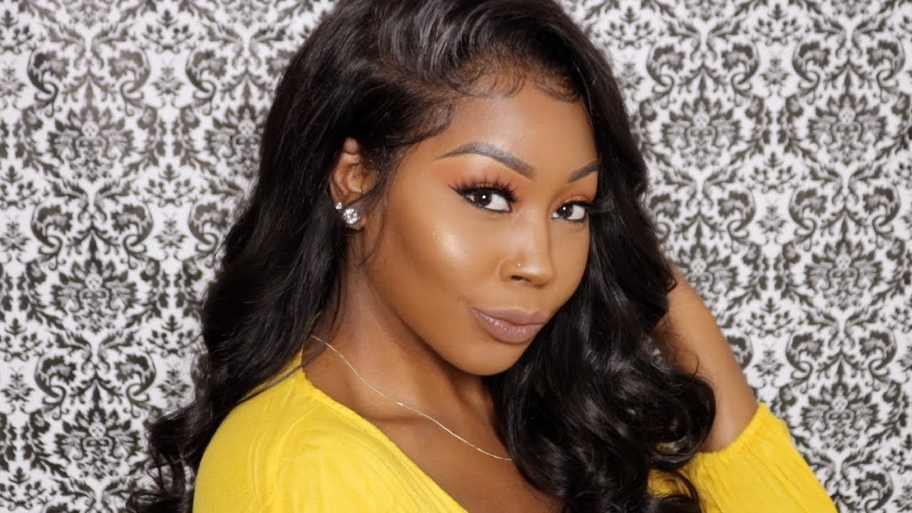 My first full lace human hair wig!!!! || Sams Beauty || RhythmNBeauty ...