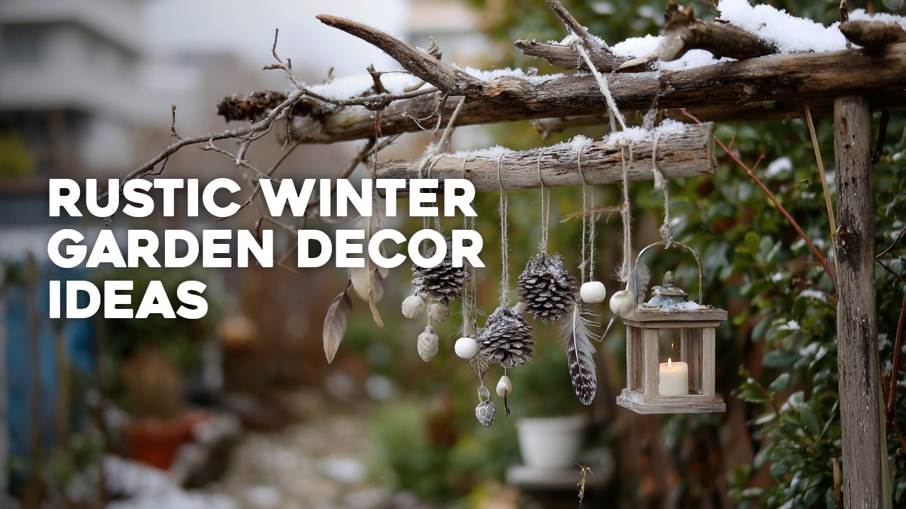 ️ Cozy Winter Garden Decor Ideas using Reclaimed and Natural Materials ...