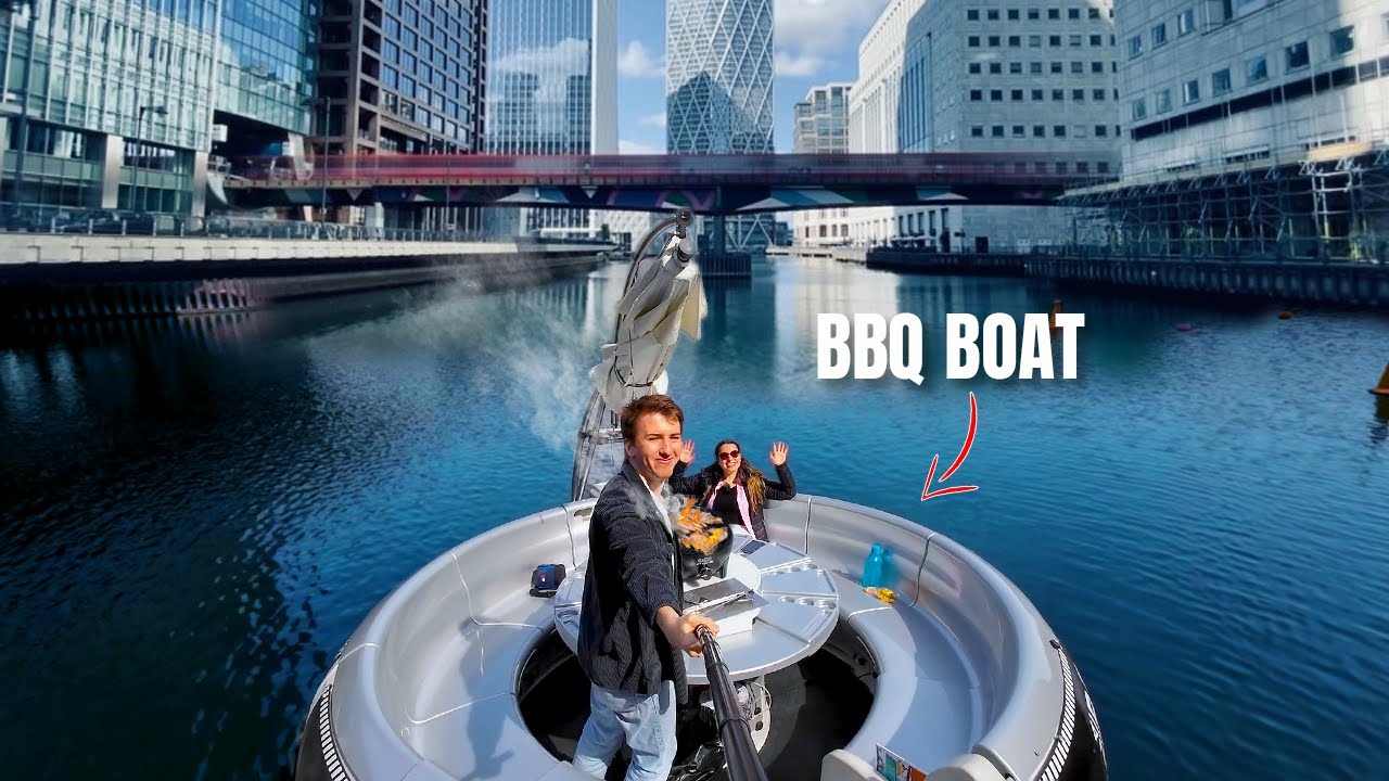 Floating BBQ in the Middle of London! | Skuna Boats - YouTube