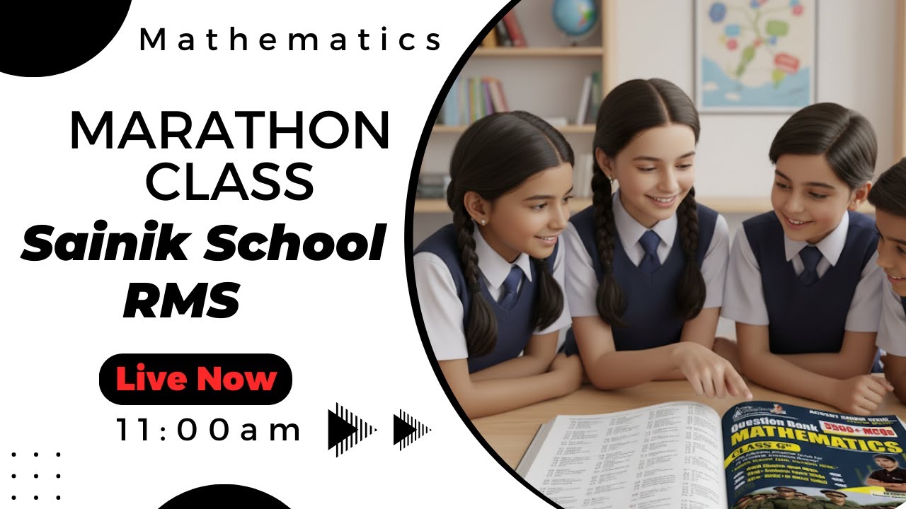 Marathon Class for Sainik Military RMS School Entrance Exam by Suraj ...