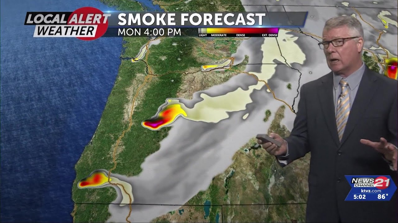 New KTVZ Meteorologist John Carroll looks at smoke forecast - YouTube