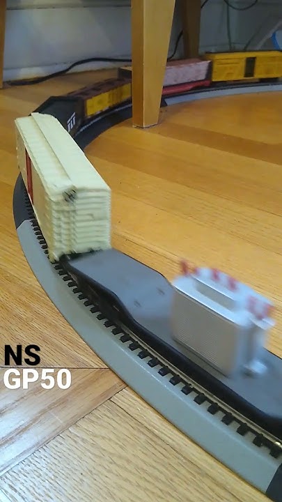 NS GP50 high hood pulling it's train! - YouTube